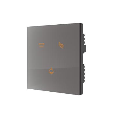 China White / Gray Glass Panel Tuya Zigbee Switch Touch Sensing Orange Light for sale