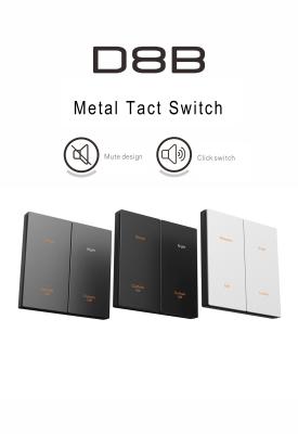 China Changing Light Color KNX Wall Switch Stainless Steel Panel For Home / Hotel for sale