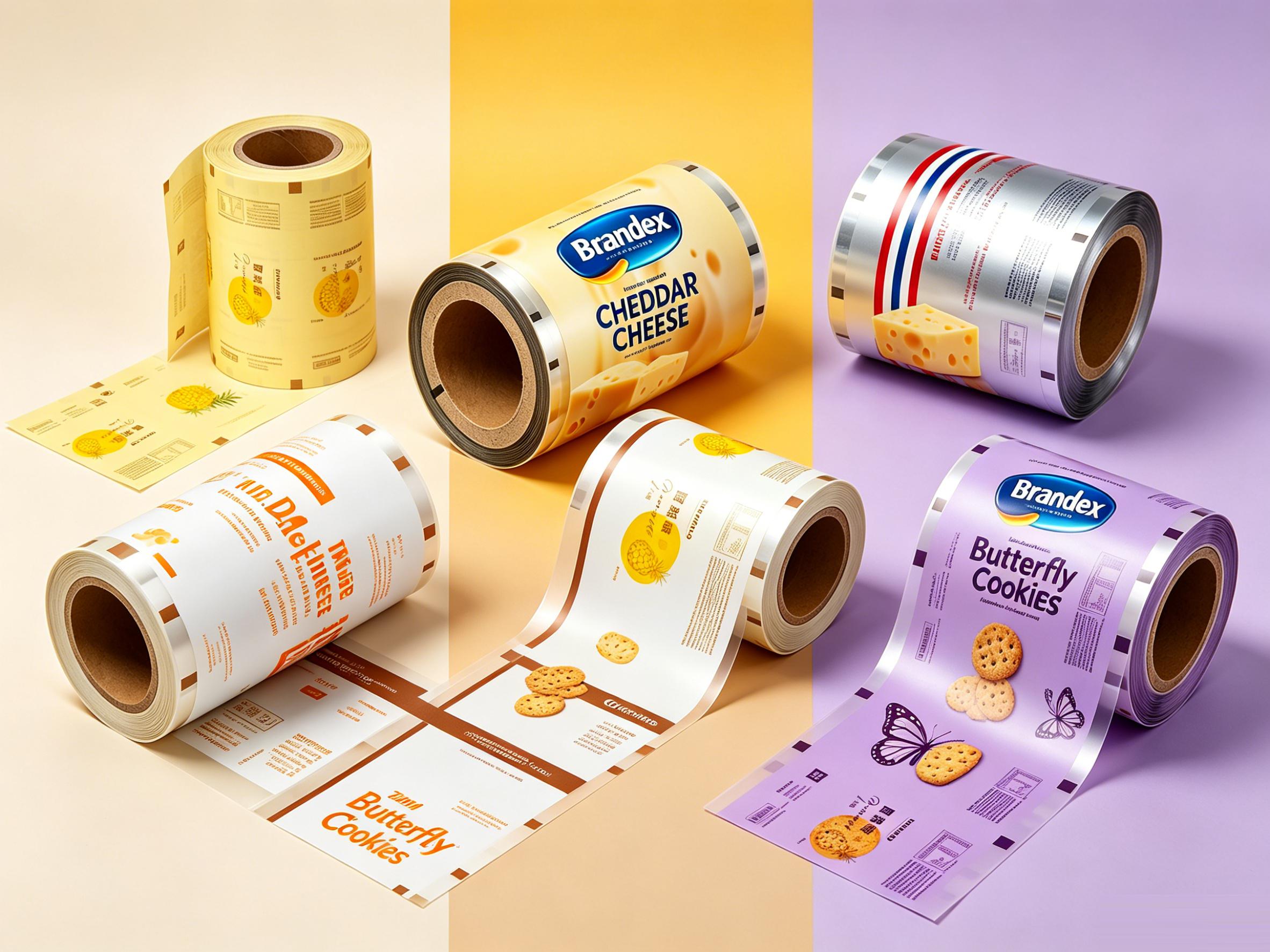 Custom Printed HighâBarrier Laminated Film Roll | FoodâGrade Flexible Packaging for Cookies, Snacks & Baked Goods 0