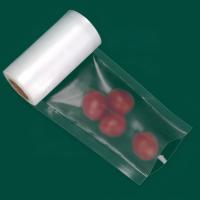 China Embossed Food Storage Vacuum Bag Transparent Flexible Vacuum Roll Bag  for sale