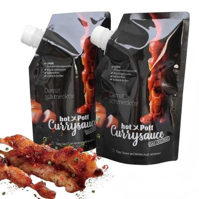 China Aluminum Foil Customized Cussy Sauce Packaging Bag Squeeze Pouch for sale
