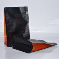 China 250g 500g 1kg Eco Friendly Coffee Bags With Hot Stamp Gold Logo for sale