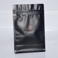 China 250g 500g 1kg Eco Friendly Coffee Bags With Hot Stamp Gold Logo for sale