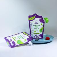 China Customized Baby Food Pouch BPA Free 200ml Reusable Squeezable Box Pack for sale