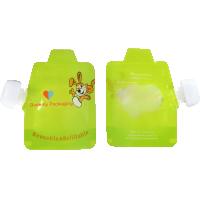 China 180ml Baby Food Packaging Lightweight Custom Spout Pouch Easy To Open for sale