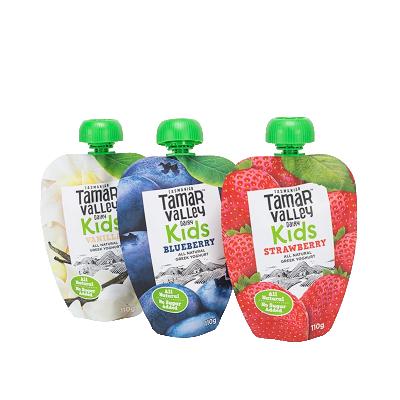 China BPA Free Safe Stand Up Drink Pouches Drink Pouch Packaging For Baby for sale