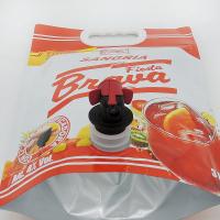 China FDA Certified 3L Boxed Fruit Wine Pouch Wine Packaging With Handle for sale