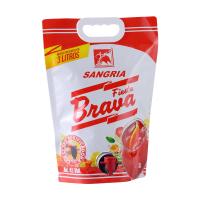 China FDA Certified 3L Boxed Fruit Wine Pouch Wine Packaging With Handle for sale