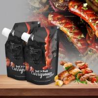 China Aluminum Foil Customized Cussy Sauce Packaging Bag Squeeze Pouch for sale
