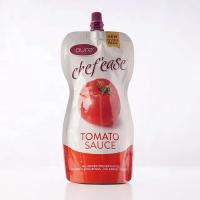China Sweet Chili Eco Friendly Sauce Packaging Pouch 120ml 260ml 300ml 400ml for sale
