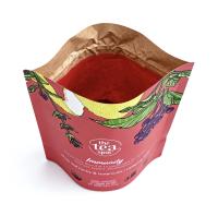 China Compostable Eco Friendly Tea Packaging Stand Up Pouches 50g-250g For Coffee Tea for sale