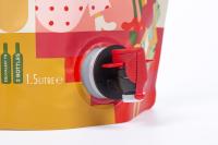 China 1L 5L Wine Stand Up Bags Food Grade Wine Packaging Suitable For Wine Apple Juice for sale