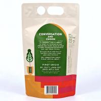 China 1L 5L Wine Stand Up Bags Food Grade Wine Packaging Suitable For Wine Apple Juice for sale