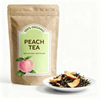 China Self Standing Custom Tea Bag Packaging Environmentally Friendly Resealable Design for sale