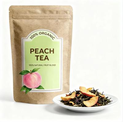 China Self Standing Custom Tea Bag Packaging Environmentally Friendly Resealable Design for sale