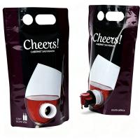 China Disposable Stand Up Pouch Packaging PET Plastic For Liquid Juice Wine Coffee for sale