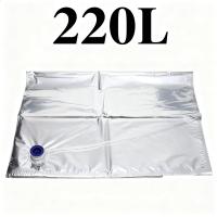 China 220L Aluminum Foil Aseptic Bag In Box Liner Bag | Large Volume High Barrier Bulk BIB Bag For Fruit Juice, Wine, Syrup & Industrial Liquid Packaging for sale