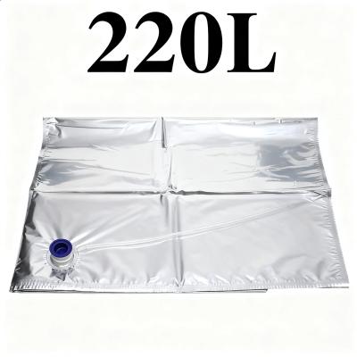 China 220L Aluminum Foil Aseptic Bag In Box Liner Bag | Large Volume High Barrier Bulk BIB Bag For Fruit Juice, Wine, Syrup & Industrial Liquid Packaging for sale