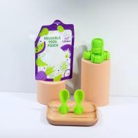 China 90g Apple Puree Baby Food Spout Bag With Anti-Swallowing Lid for sale