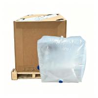 China Paper IBC Cardboard Transparent Non-barrier Form Fit IBC Liner with 2 Inch Discharge Spout Ton Bag for sale