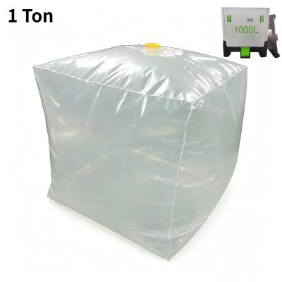China Food Grade 1 Ton Bags Cube Shaped With 2 Inch Discharge Filling Ports For Filling Tomato Paste for sale