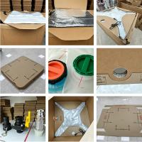 China Heavy Duty Corrugated Cardboard IBC | Industrial Bulk Liquid Container for sale