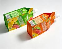 China 100ml Special Shape Juice Spout Pouch Eco Friendly Drink Pouch Packaging for sale