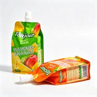 China 100ml Special Shape Juice Spout Pouch Eco Friendly Drink Pouch Packaging for sale