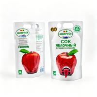 China Eco Friendly Materials Apple Juice Packaging Pouch Innovative Custom Design for sale