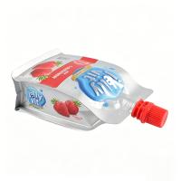 China Strawberry Jelly Juice Packaging Pouch Customized Odorless Leakproof for sale