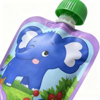 China Reusable Baby Food Spout Pouch | Leak-Proof Resealable, 6+ Months, BPA-Free, Organic Puree Compatible for sale
