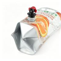 China Premium Stand-Up Juice Bag with Dispensing Tap - Leak-Proof Spout Pouch for Liquid Storage for sale