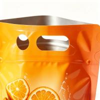 China 1.5L Food-Grade Double Gusset Pouch with Tap - Heavy-Duty Reusable Bag for Orange Juice, Drinks & More for sale