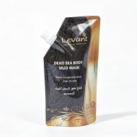 China Top-Fill Dead Sea Body Mud Mask Spout Pouch - 500g Body Clay Bag with Easy Pour Spout Mask Bag for sale