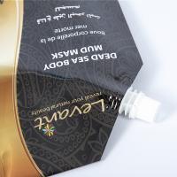 China Top-Fill Dead Sea Body Mud Mask Spout Pouch - 500g Body Clay Bag with Easy Pour Spout Mask Bag for sale