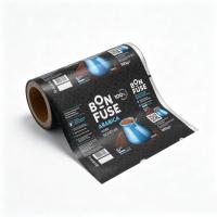 China Custom Hot Stamping Silver Rollstock Film for Coffee - 100g Arabica Coffee Automatic Packaging Roll Film for sale