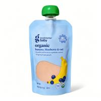 China 4oz Clear Window Baby Food Spout Pouch for 8+ Months - Reusable Organic Baby Food Squeeze Bag for sale