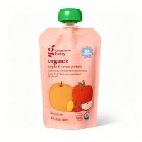 China 3.5oz Organic Baby Food Spout Pouch for 6+ Months - BPA-Free Apple & Sweet Potato Squeeze Bag for sale