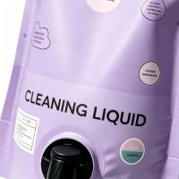 China Large Capacity Cleaning Liquid Stand-Up Pouch with Tap & Handle - Leak-Proof Refill Bag for Household Cleaners for sale