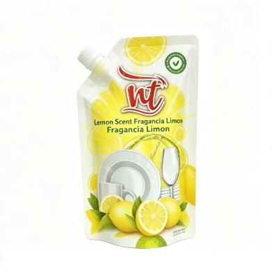 China 750ml Eco-Friendly Stand-Up Bag for Kitchen Dish Soap Spout Pouch - Reusable Stand-Up Refill Bag for Home Use for sale