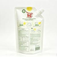 China 750ml Eco-Friendly Stand-Up Bag for Kitchen Dish Soap Spout Pouch - Reusable Stand-Up Refill Bag for Home Use for sale