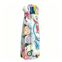 China 2L Lilac & Flower Scent Liquid Laundry Detergent Pouch - Leak-Proof Spout Stand-Up Fabric Wash Bag for sale