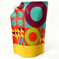 China Custom Printed Detergent & Cleaner Liquid Spout Pouch - Leak-Proof Customizable Stand-Up Refill Bag for sale