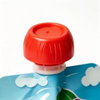 China 6+ Months Baby Fruit Puree Spout Pouch - Leak-Proof BPA-Free Apple Pear Banana Peach Blend Stand-Up Spout Bag for sale