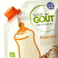 China Organic Baby Cereal Pouch for 6+ Months - Leak-Proof Oat Wheat Rice Spout Bag for sale