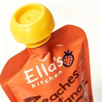China Custom Logo & Cap Color Baby Food Spout Pouch - Leak-Proof BPA-Free Organic Fruit Puree Stand-Up Bag for sale