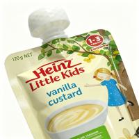 China 120g Toddler Custard Spout Pouch - BPA-Free Leak-Proof Stand-Up Bag for 1-3 Years Old Kids for sale
