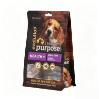 China Clear Window Matte Finish Pet Food Bag - Resealable Stand-Up Pouch for Dog Treats & Kibble for sale