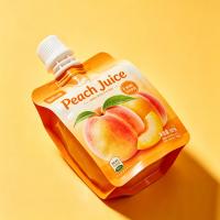 China 90g Peach Flavored Gel Spout Pouch - Glossy Stand-Up Pouch for Jelly & Fruit-Flavored Snacks for sale
