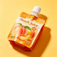 China 90g Peach Flavored Gel Spout Pouch - Glossy Stand-Up Pouch for Jelly & Fruit-Flavored Snacks for sale